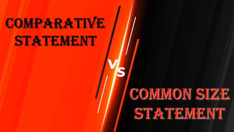 7 Important Difference between Comparative and Common Size Statement ...