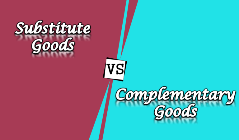 6 Important Difference between Substitute and Complementary goods - In ...